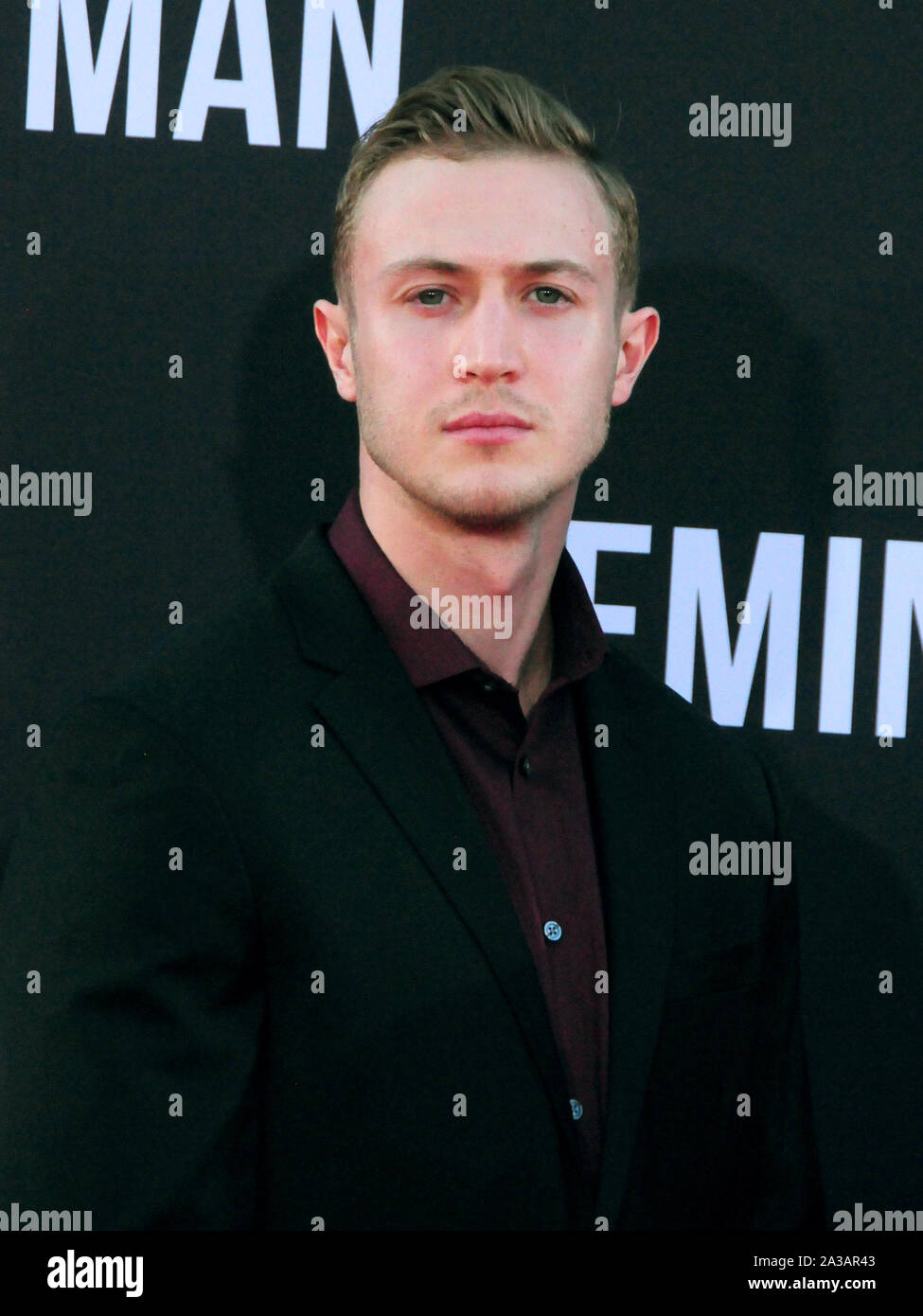 Hollywood, California, USA 6th October 2019 Actor Justin James Boykin ...