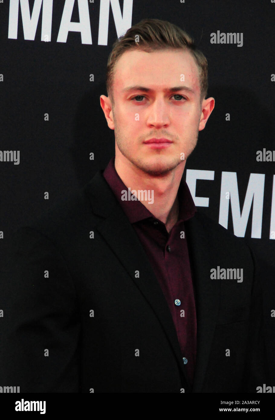 Hollywood, California, USA 6th October 2019 Actor Justin James Boykin ...