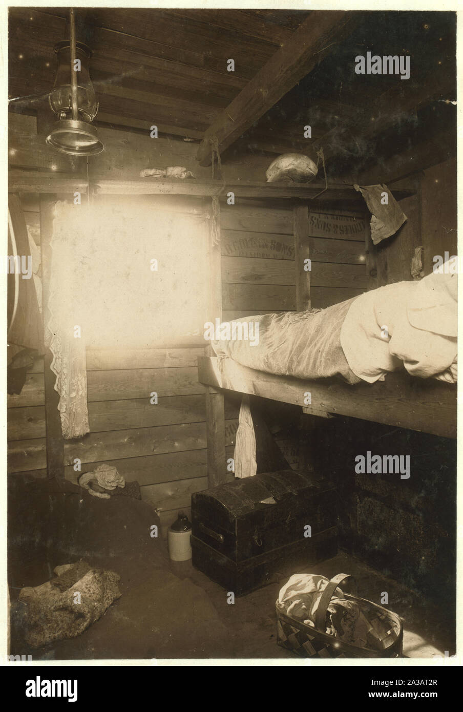 Shack of Jo. Mermilla family, cranberrries pickers on Whites Bog ...