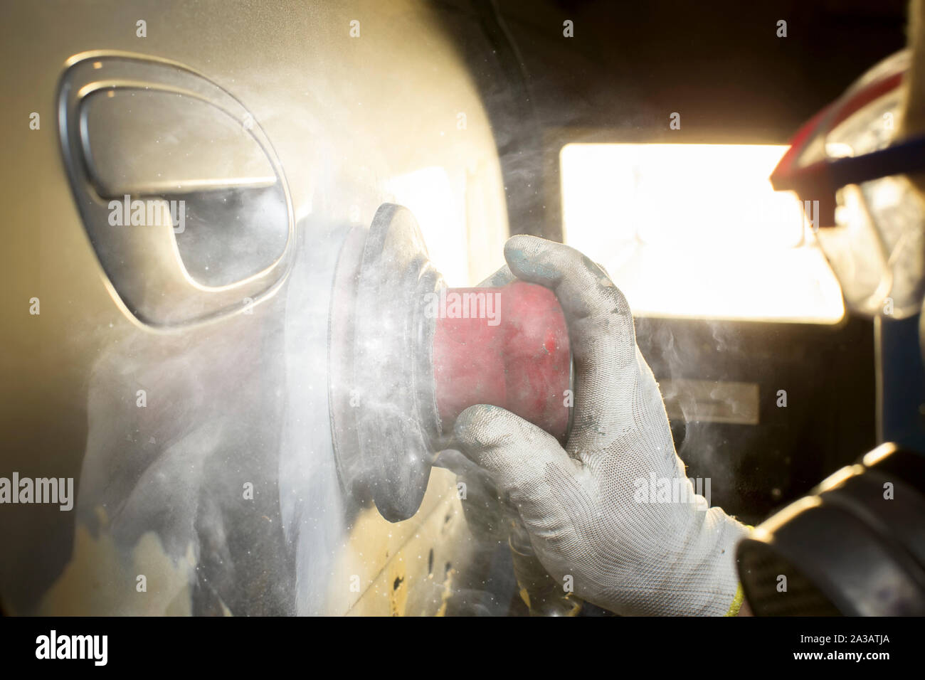 Polishing car body machine close hi-res stock photography and images ...