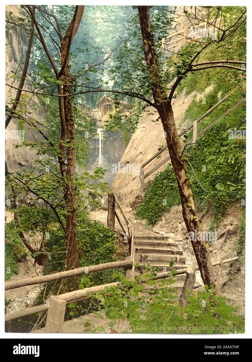 Isle wight shanklin chine Cut Out Stock Images & Pictures - Alamy