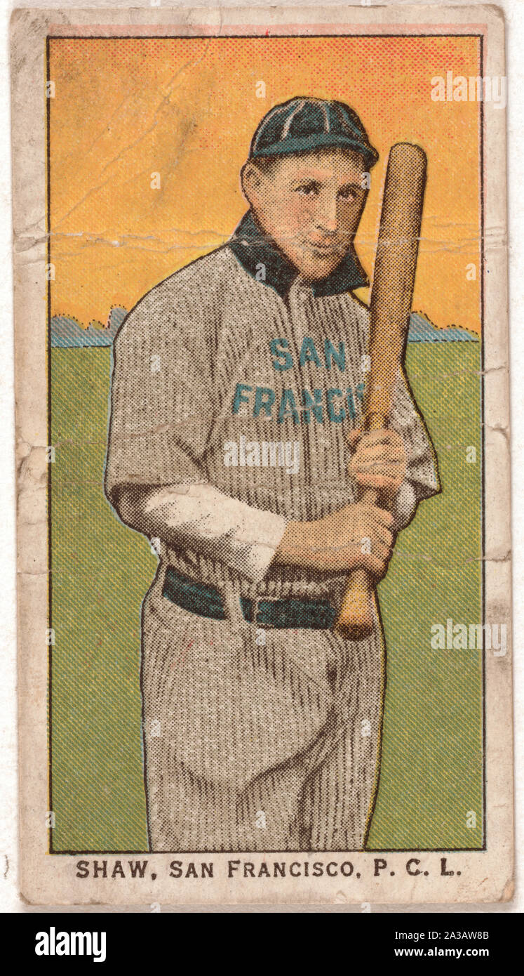 Shaw, San Francisco Team, baseball card portrait Stock Photo - Alamy