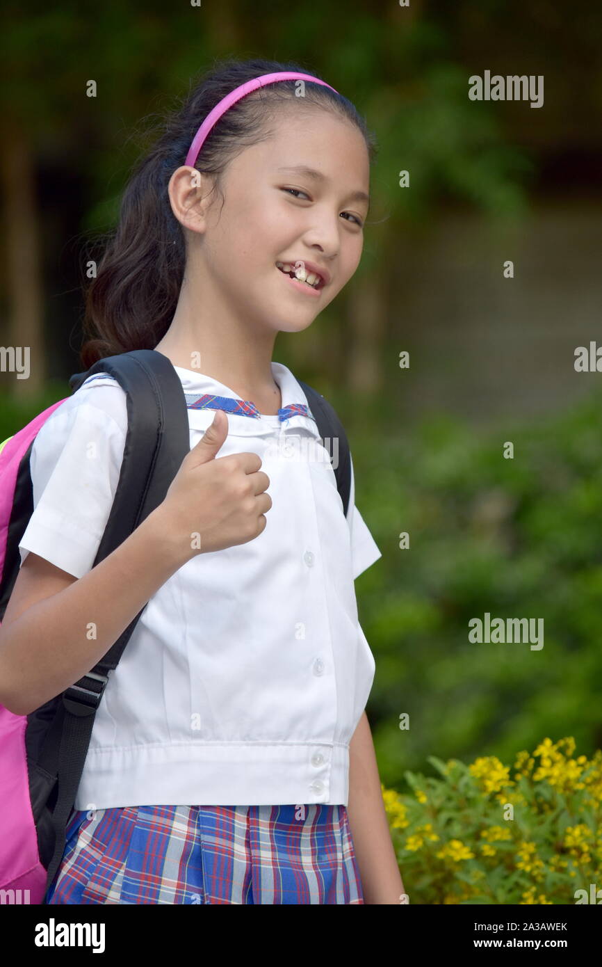 Pretty school girl hi-res stock photography and images - Alamy