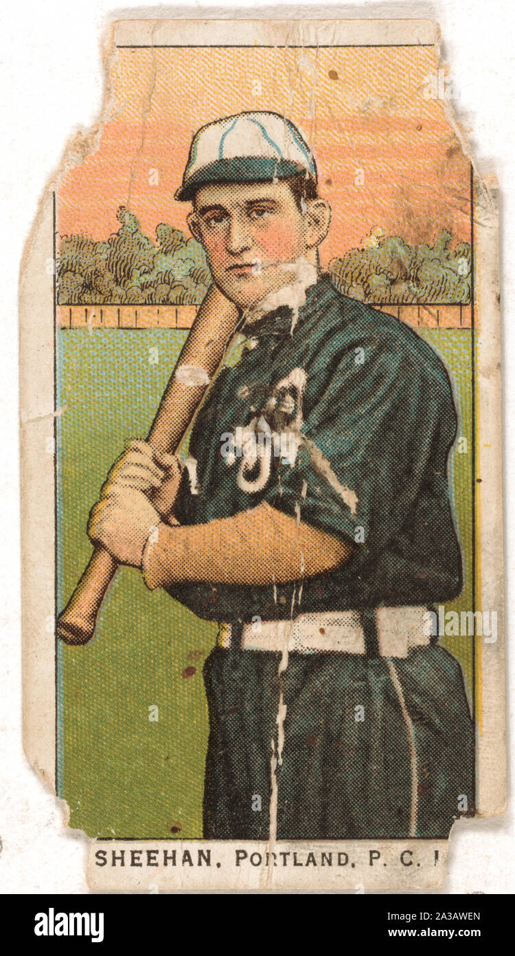 Sheehan, Portland Team, baseball card portrait Stock Photo - Alamy