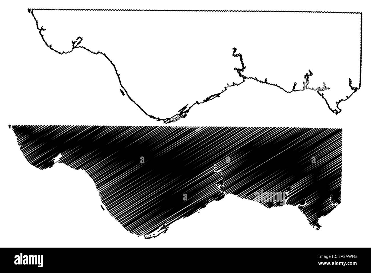 Lauderdale county map hi-res stock photography and images - Alamy