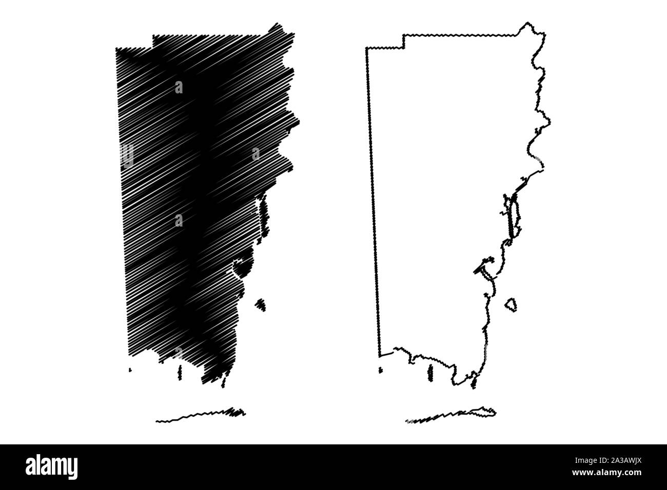 Saraland map Stock Vector Images - Alamy