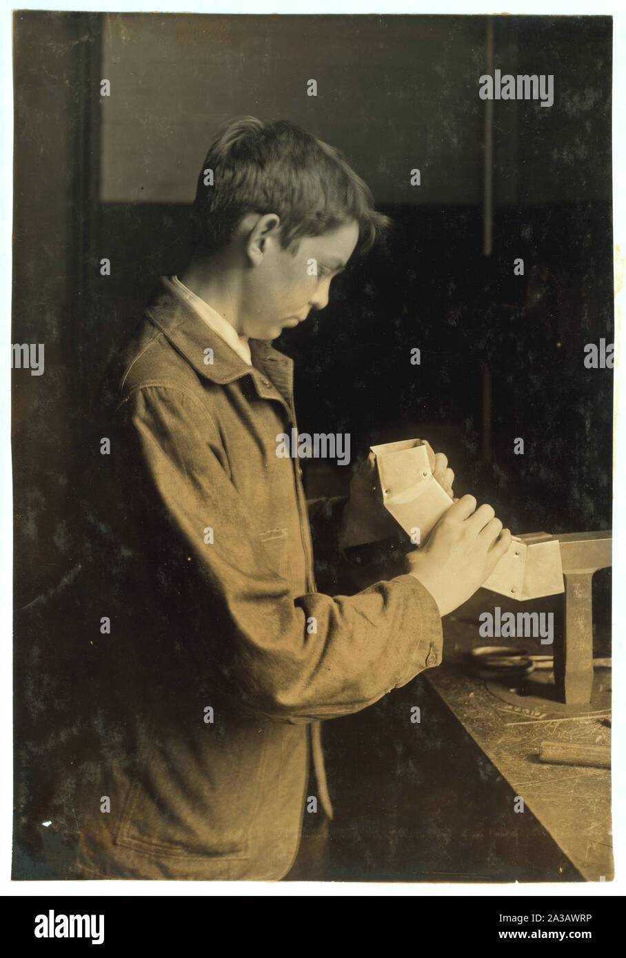 Sheet metal class. Riveting and punching. Prep Technology class. Six ...