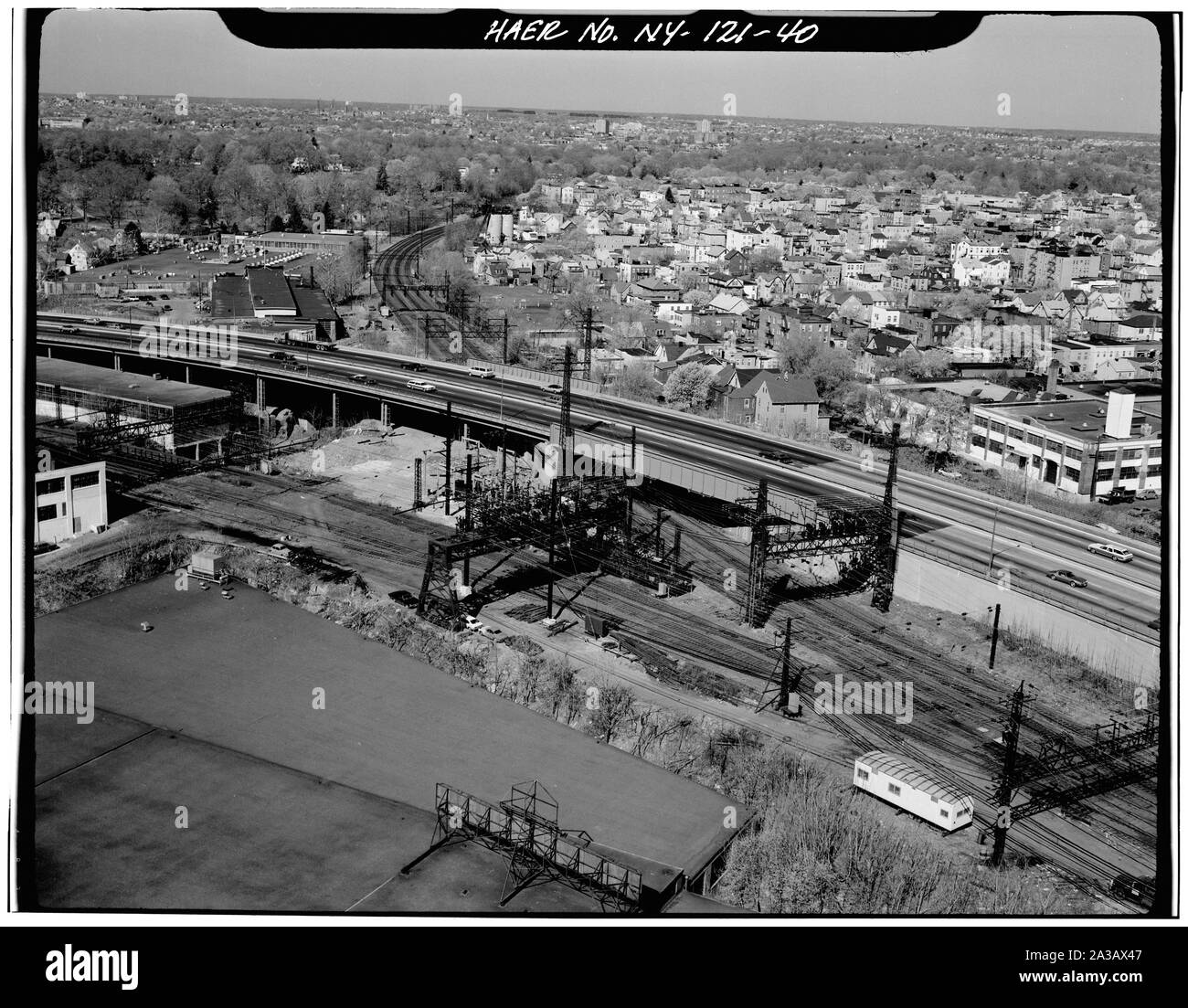 Shell Interlocking Circuit Breaker Gantry and Substation. New Rochelle ...