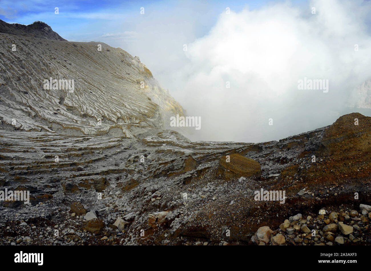 Crater of indonesia hi-res stock photography and images - Alamy