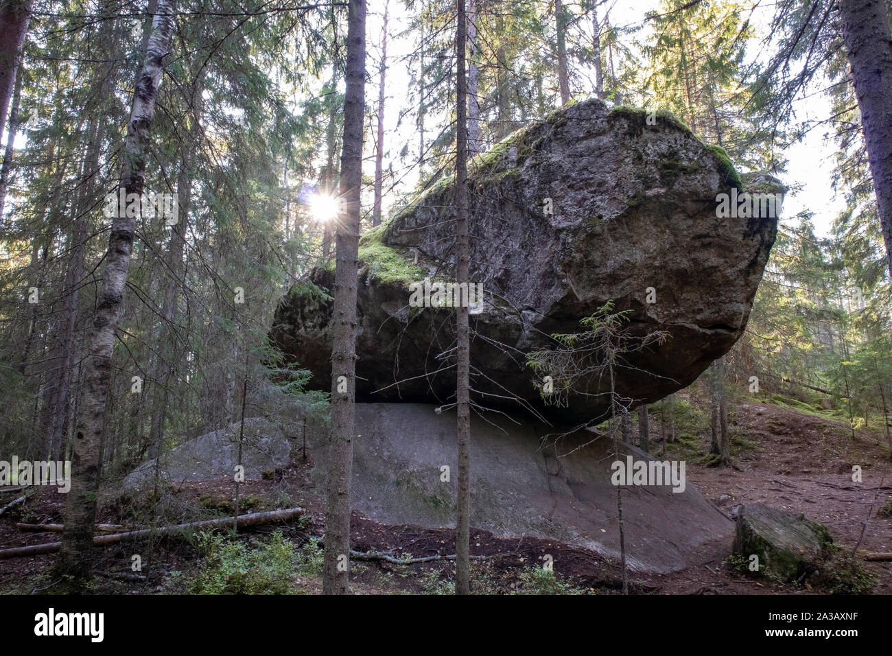 The kummakivi balancing rock hi-res stock photography and images - Alamy