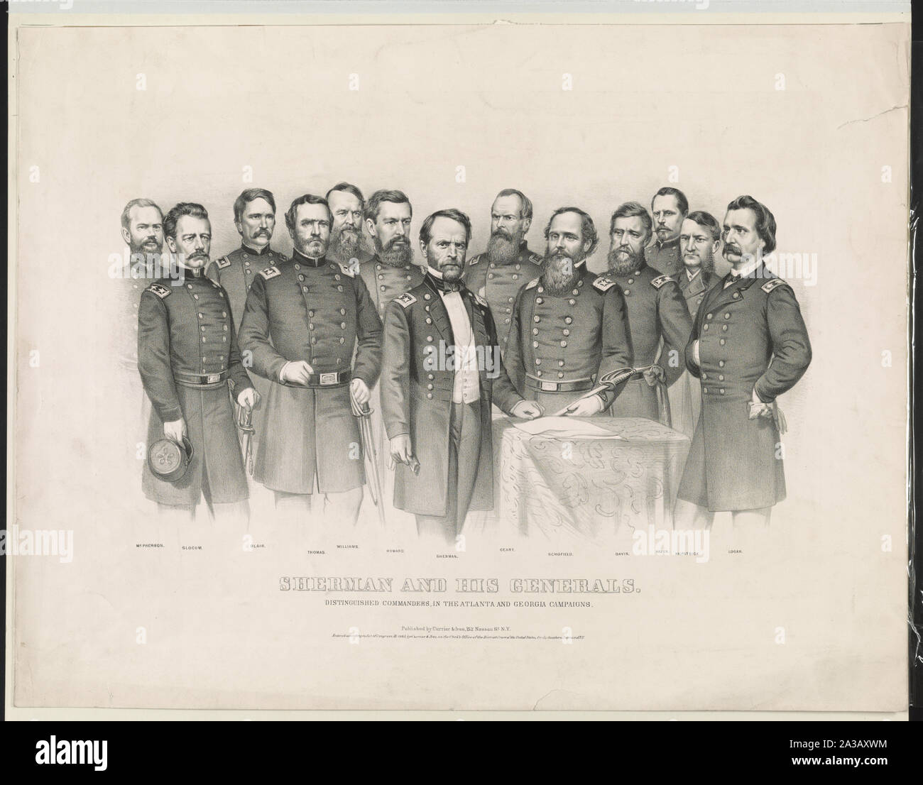 Sherman and his generals: distinguished commanders, in the Atlanta and ...