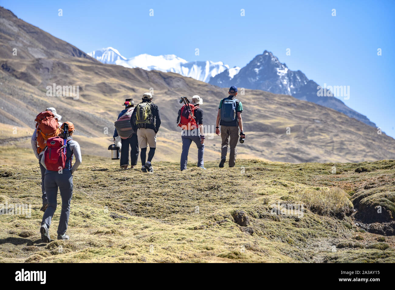 Andes trekking hi-res stock photography and images - Alamy