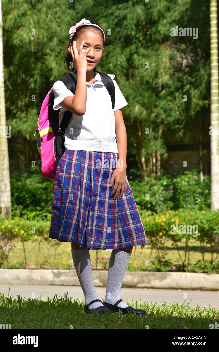 Female student shyness hi-res stock photography and images - Alamy