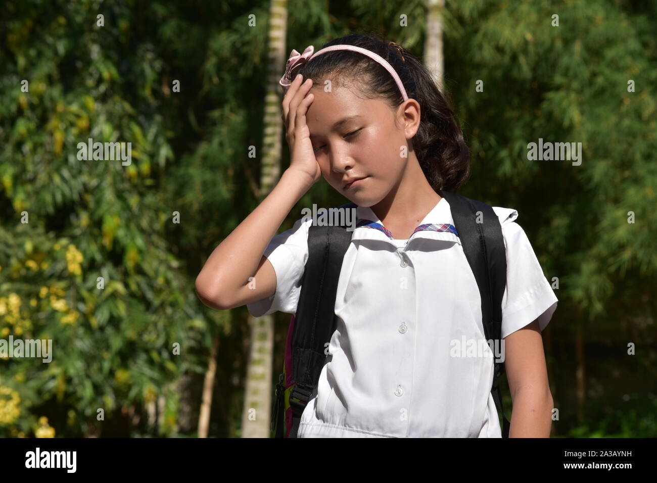 An A Failed Girl Student Stock Photo - Alamy
