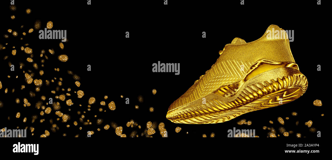 Winner gold text flying hi-res stock photography and images - Alamy