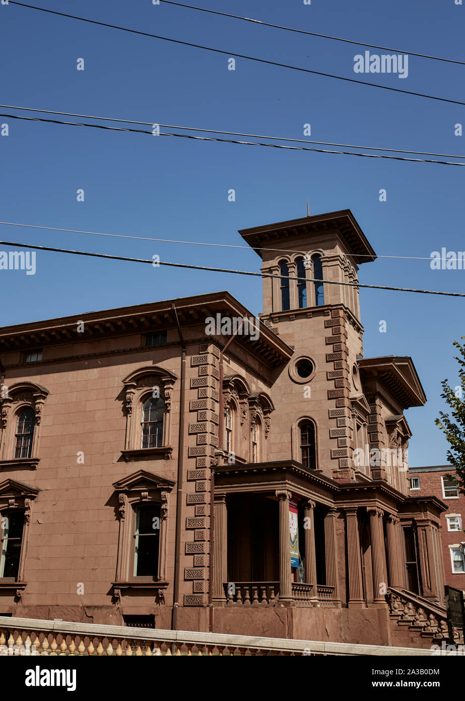 Portland, Maine - September 26th, 2019: Exterior of Victoria Mansion in ...