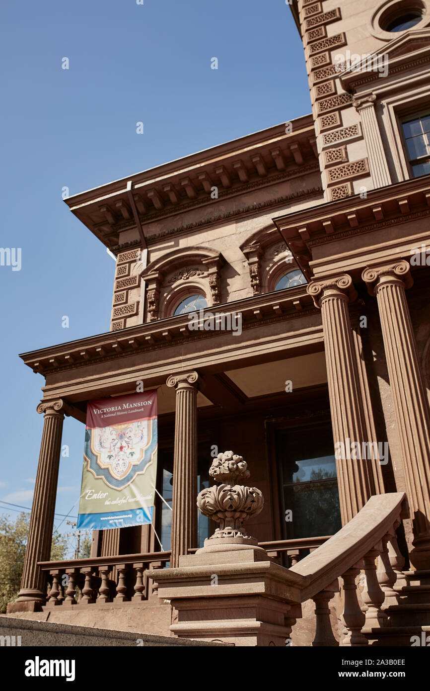 Portland, Maine - September 26th, 2019: Exterior of Victoria Mansion in ...