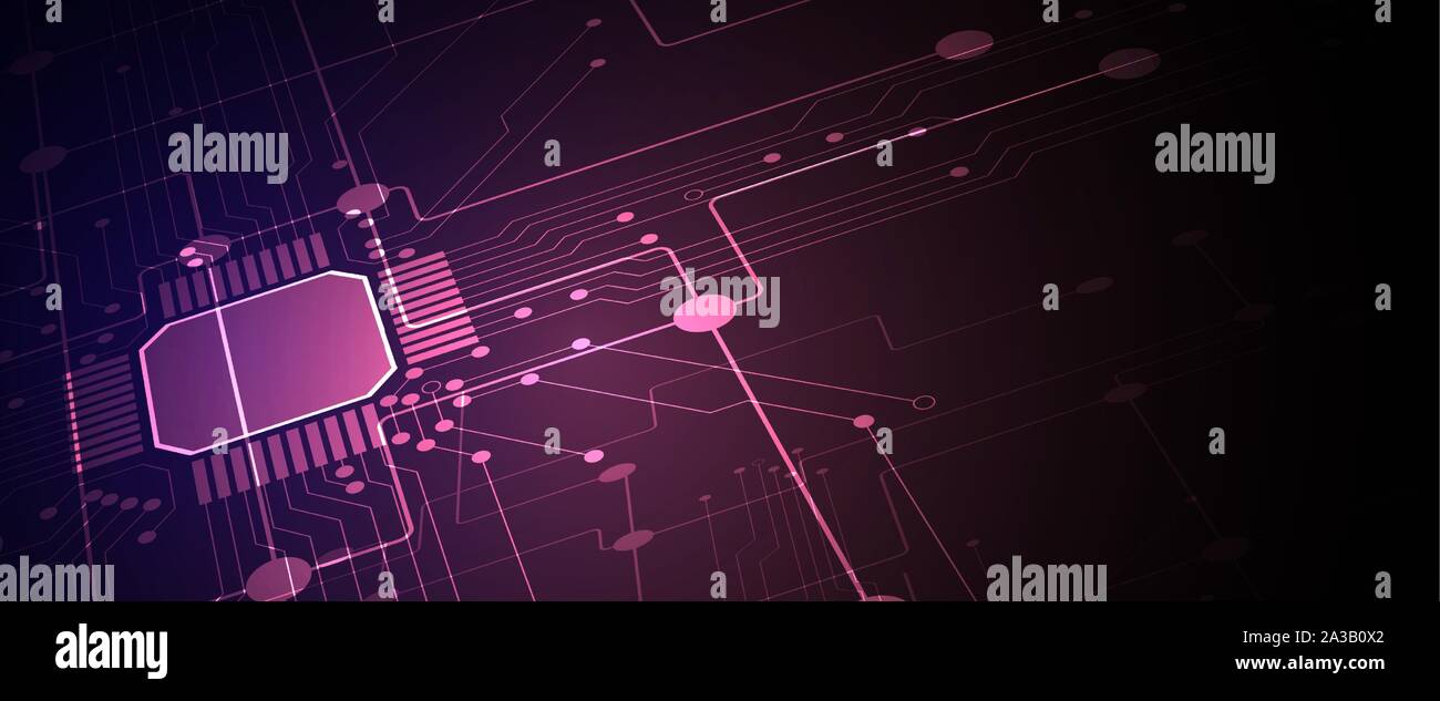 abstract structure circuit computer technology business background ...
