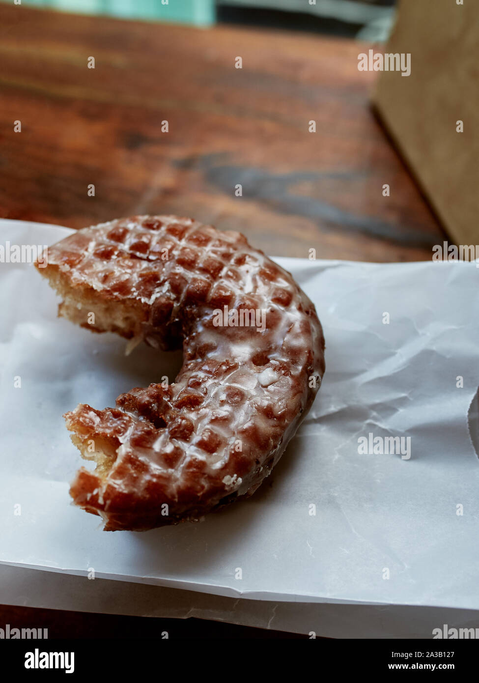 Half eaten donut hi-res stock photography and images - Alamy