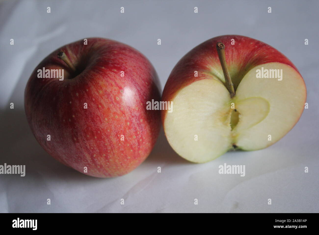 Red Apple fresh fruit image Stock Photo - Alamy