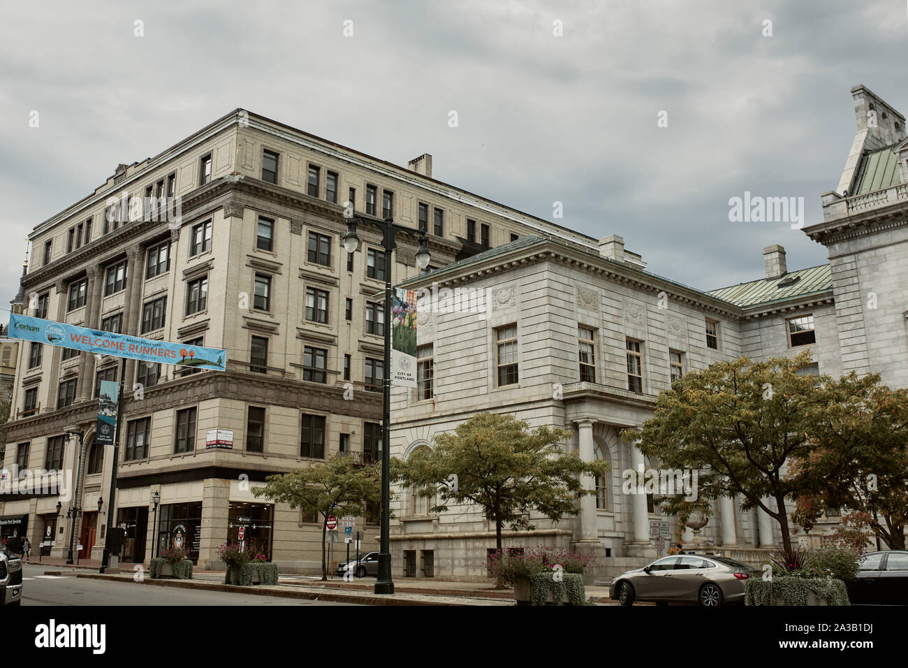 Portland maine fall town hi-res stock photography and images - Alamy