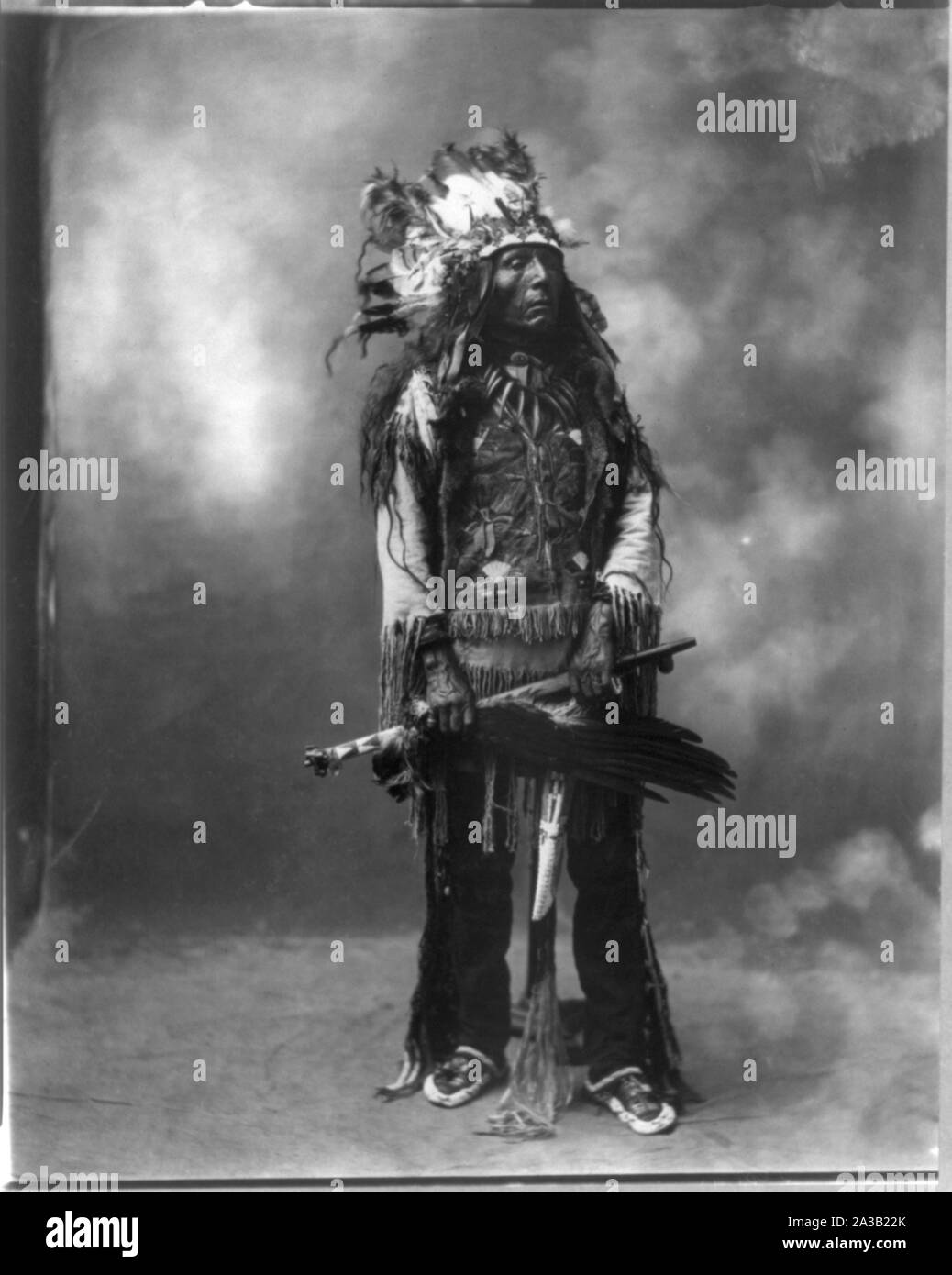 Shot in the Eye, full portrait, facing right Stock Photo - Alamy