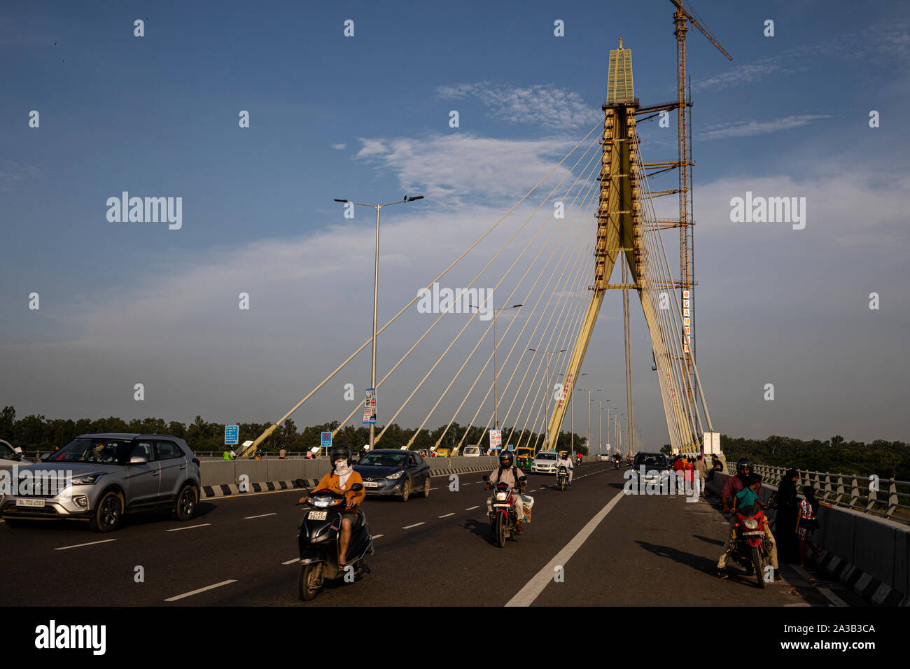 Signature Bridge Delhi High Resolution Stock Photography and Images - Alamy