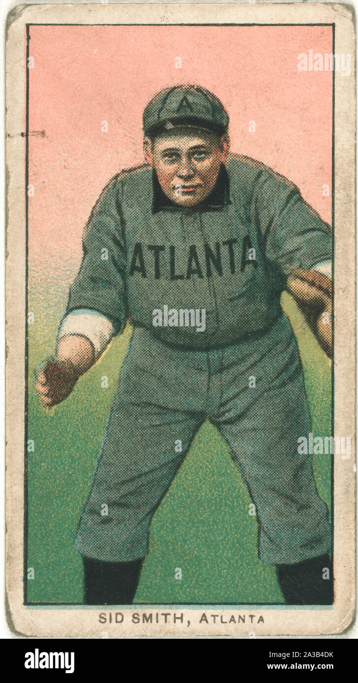 Sid Smith, Atlanta Team, baseball card portrait Stock Photo - Alamy