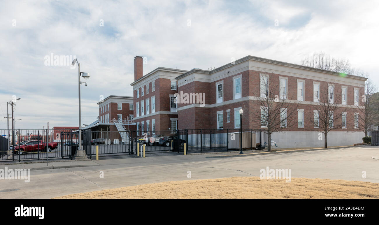 Side and rear view of the Isaac C. Parker Federal Building & U.S ...