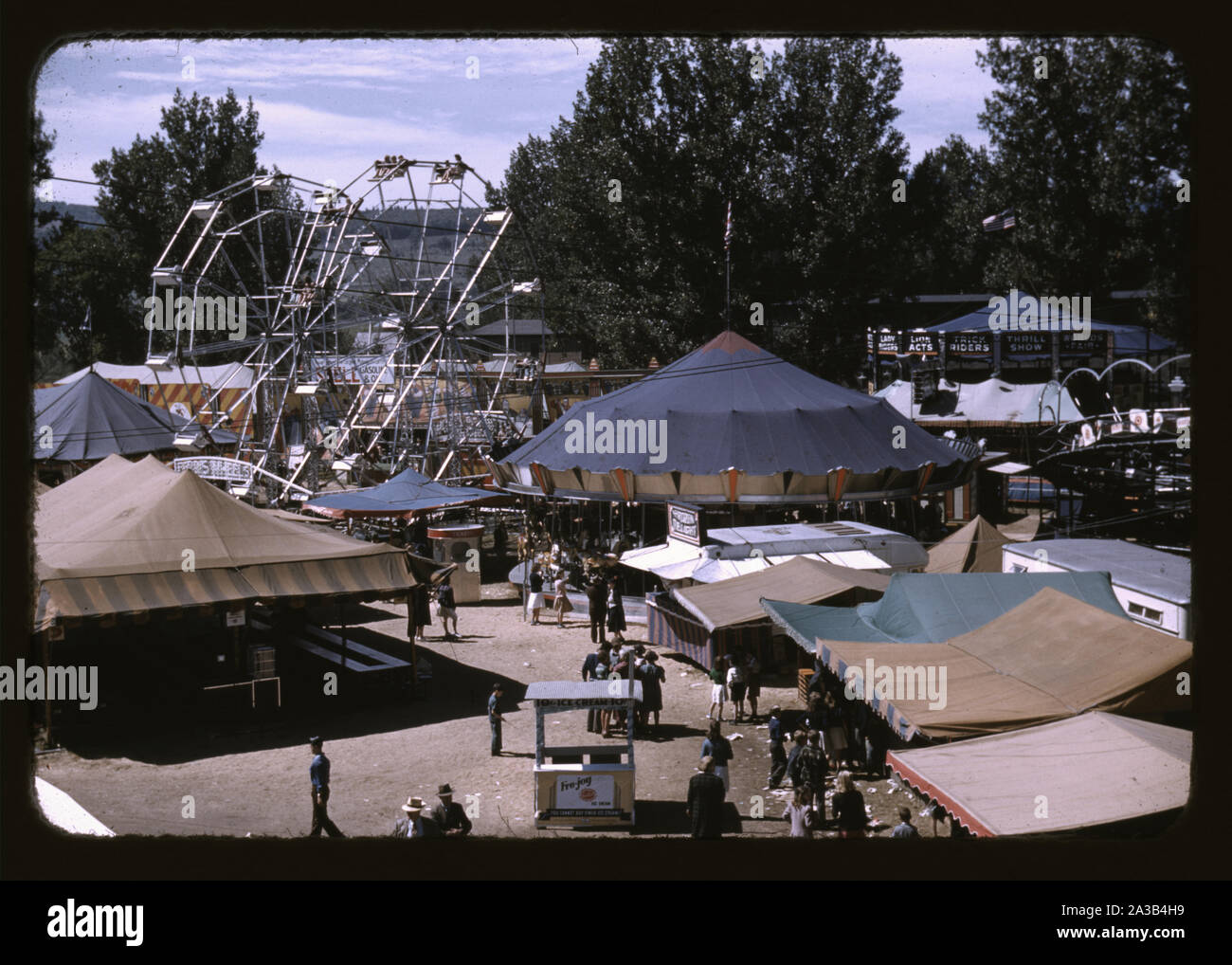 Side shows at the Vermont state fair, Rutland Stock Photo - Alamy