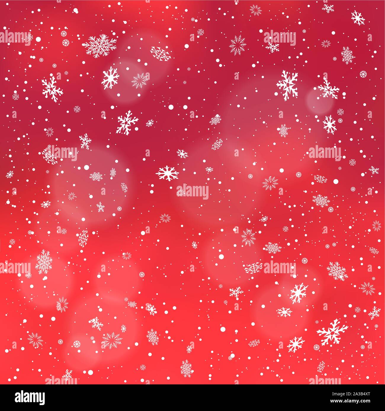 Winter nature snowfall red Stock Vector Images - Alamy