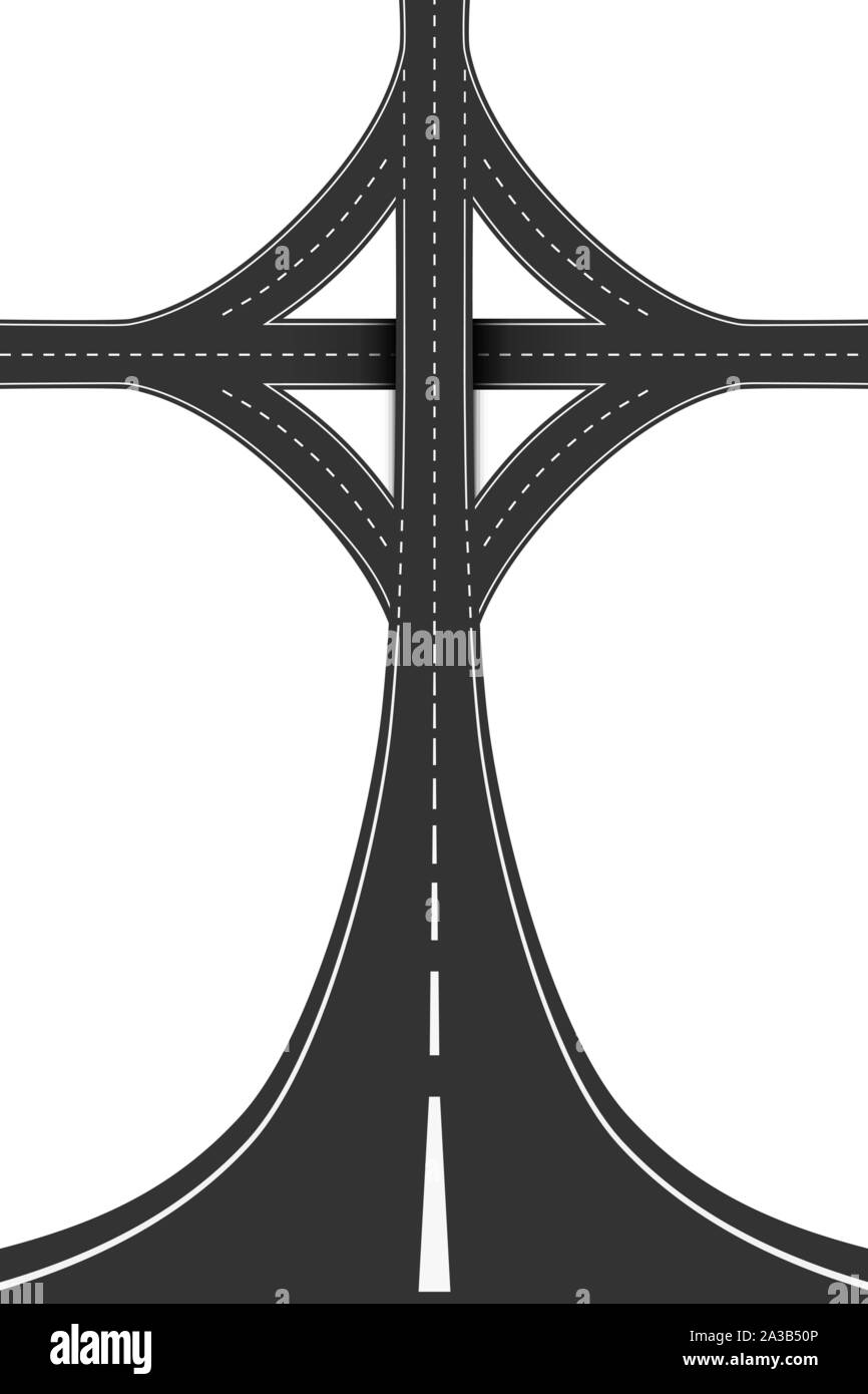 Bridge highway above Stock Vector Images - Alamy