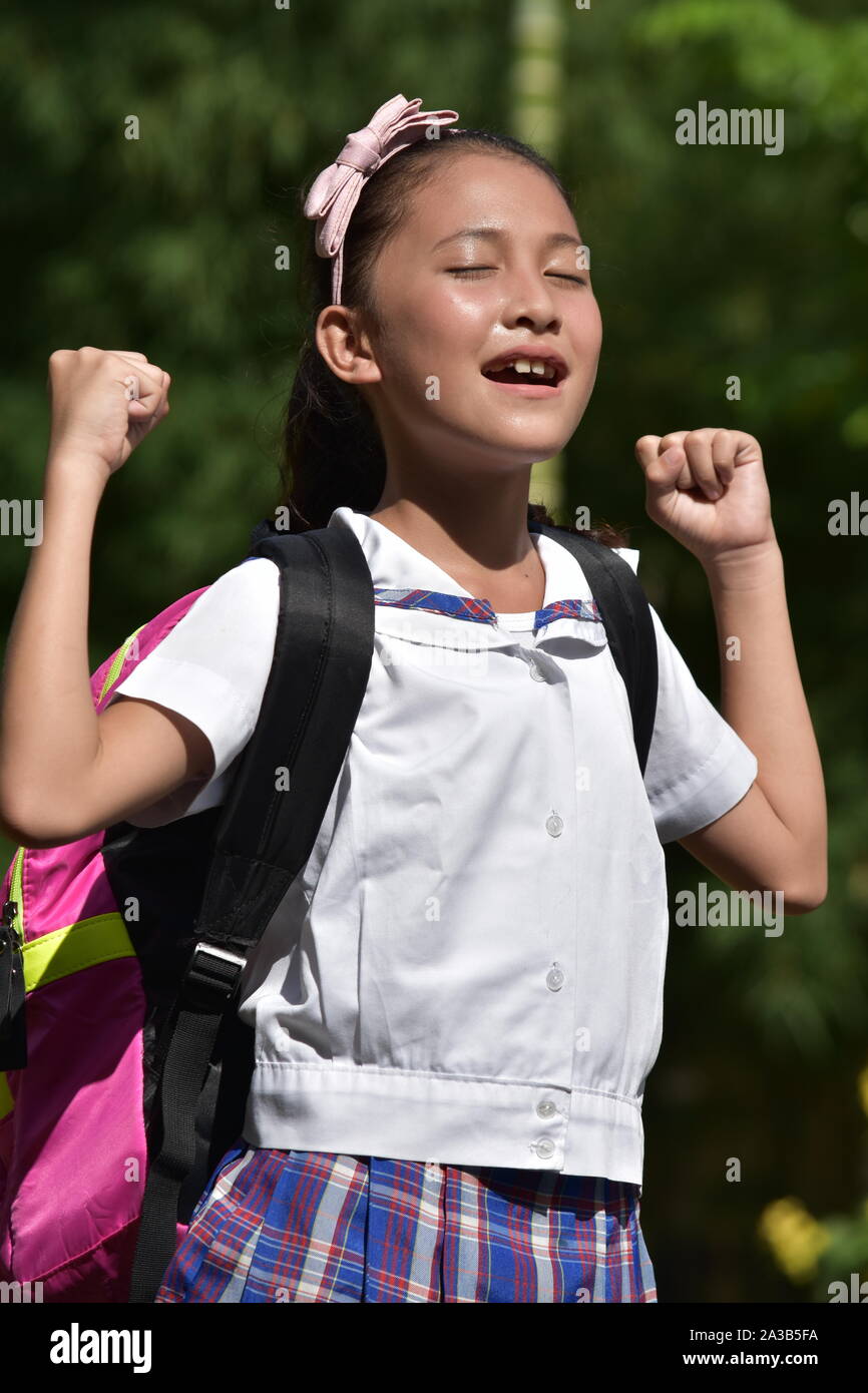 A Proud Diverse Person With Notebooks Stock Photo - Alamy