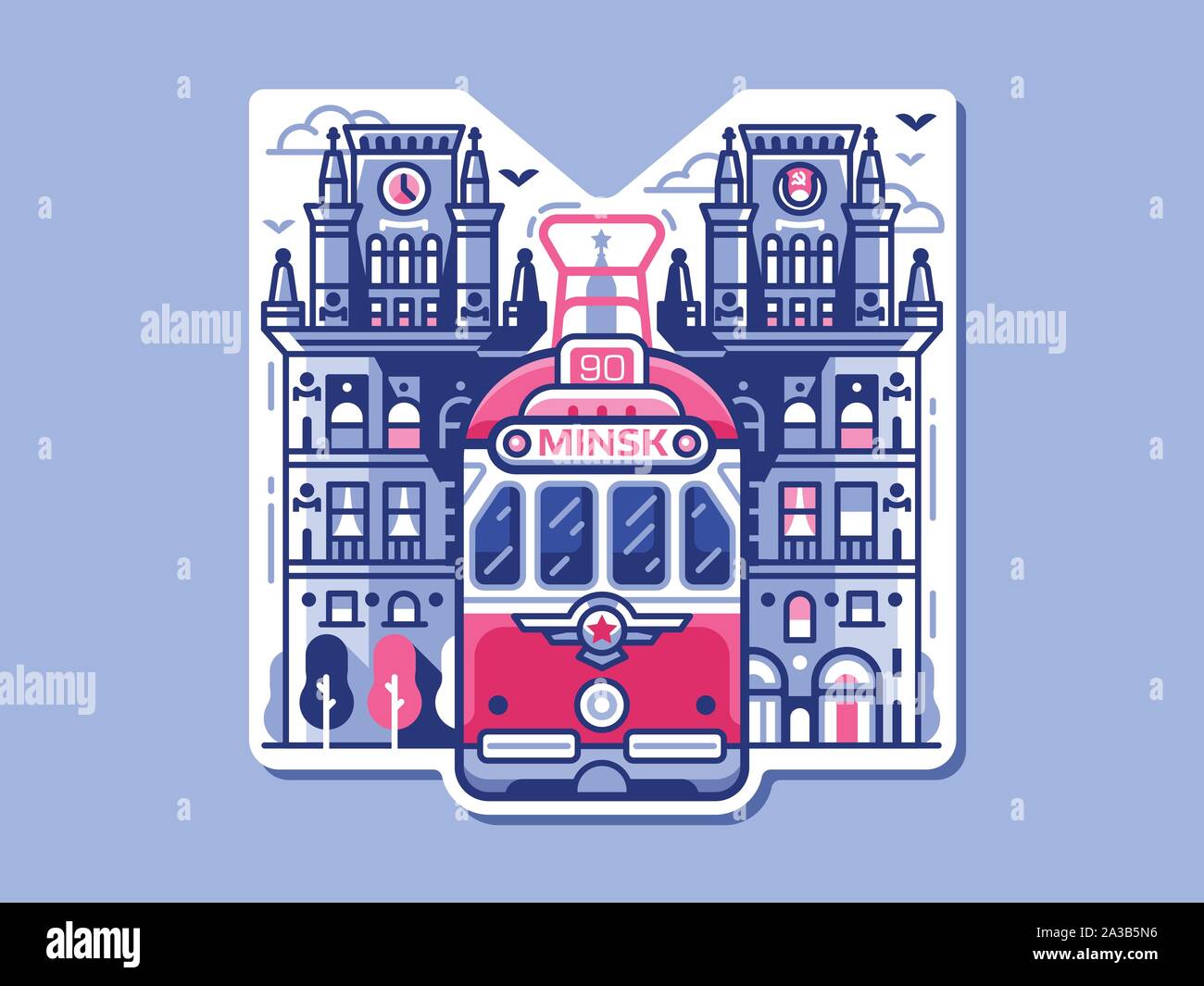 Blue print city Stock Vector Images - Alamy