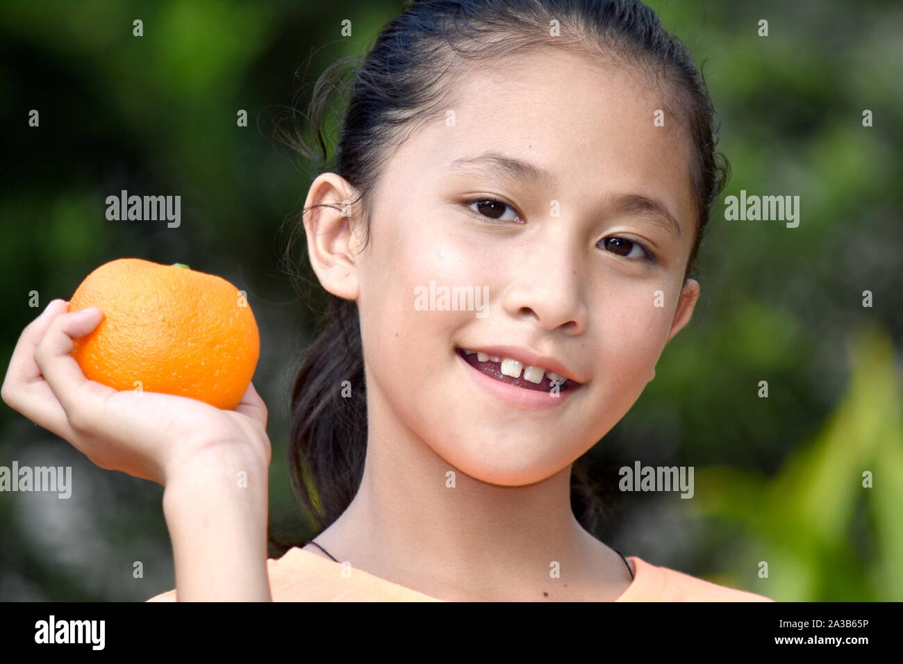 Orange female hi-res stock photography and images - Alamy