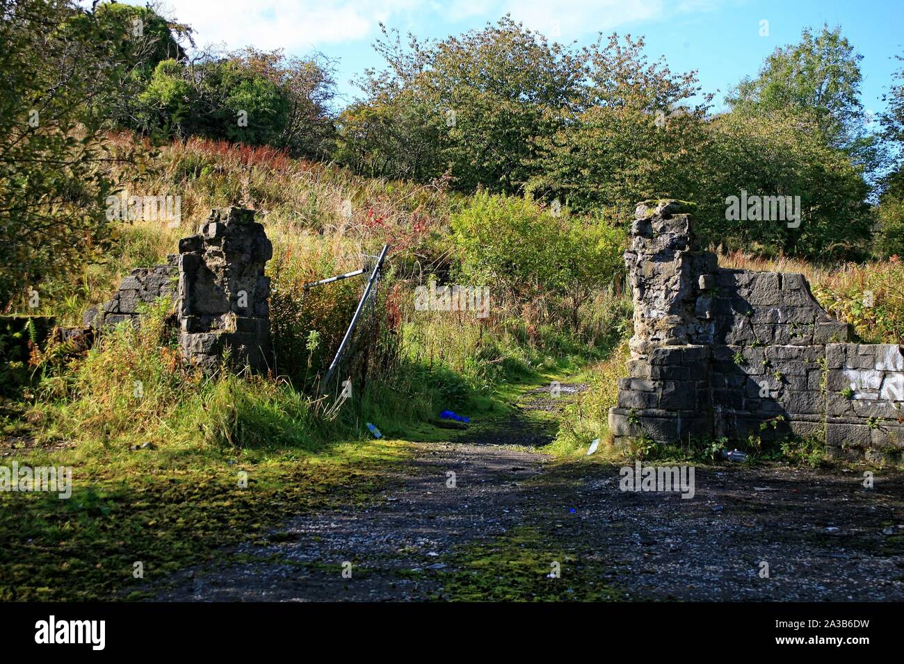 Old ruined gateway Stock Photo - Alamy