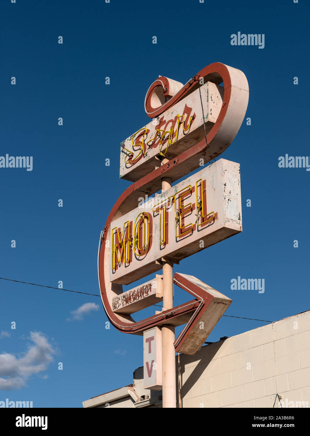 Sign for the Star Motel in Lompoc, California Stock Photo - Alamy