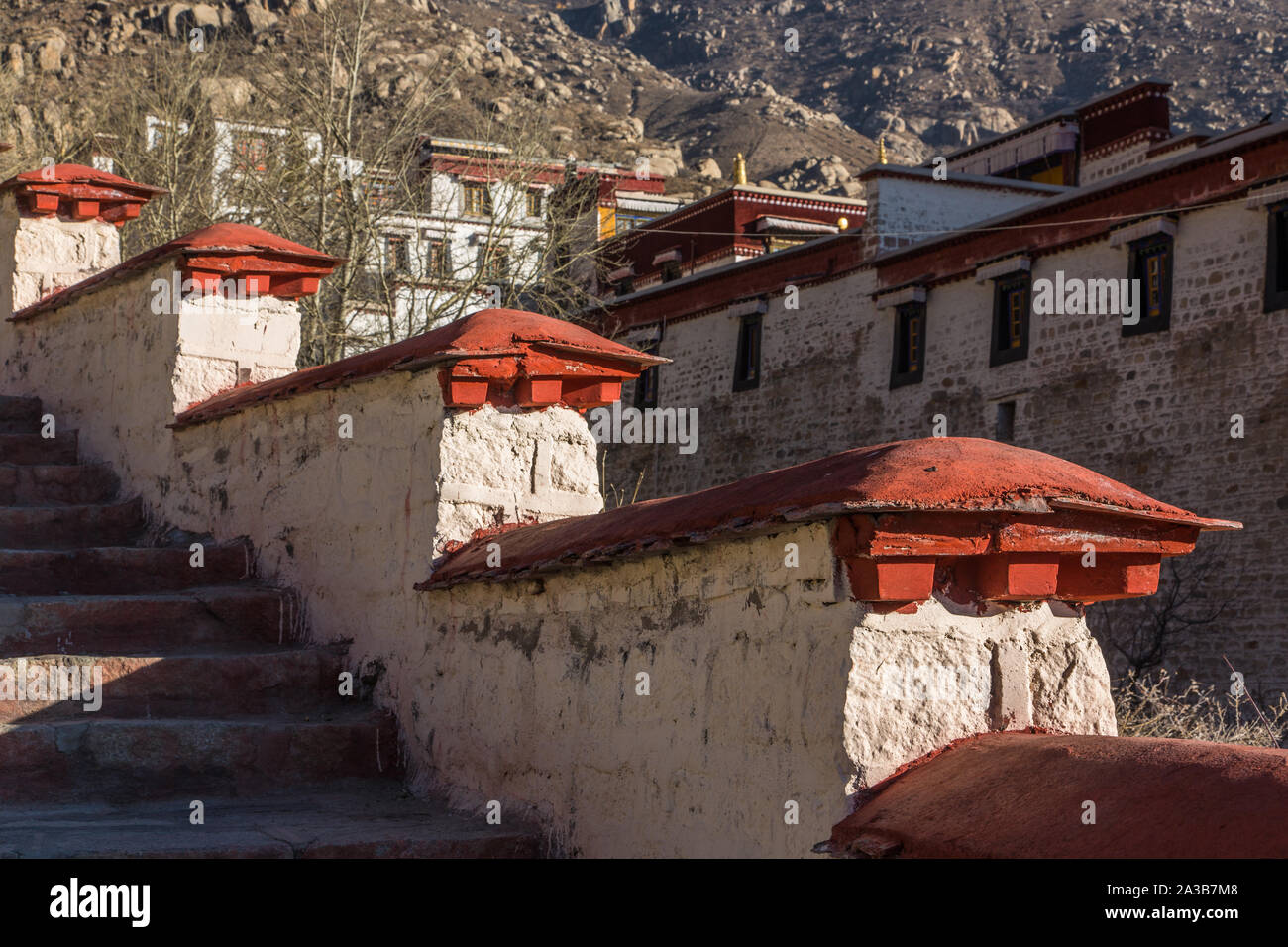 The Drepung Monastery was founded in 1416 A.D. and was the largest ...