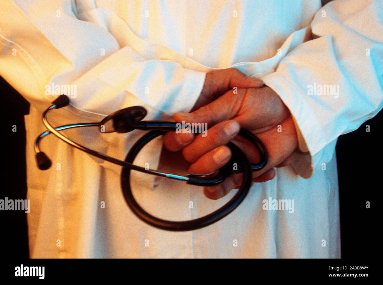 male doctor, stethoscope Stock Photo - Alamy