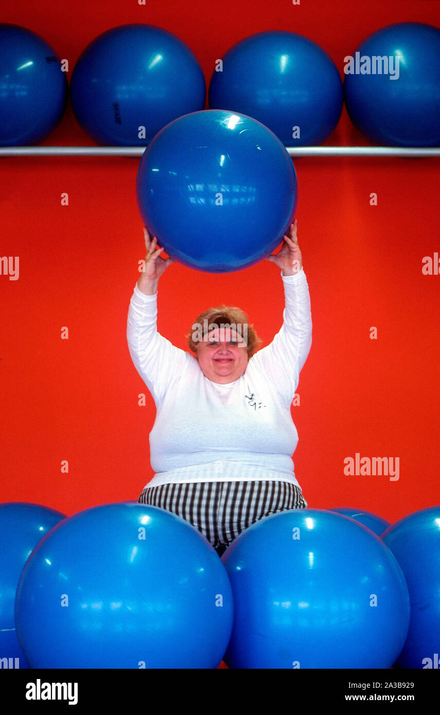fat woman, balls Stock Photo - Alamy
