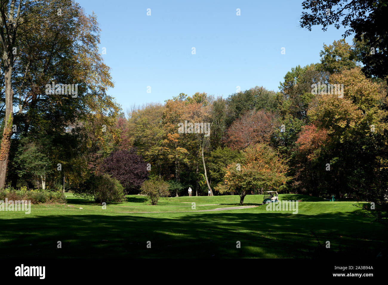 Silver Spring Country Club golf course, Ridgefield, Connecticut Stock ...