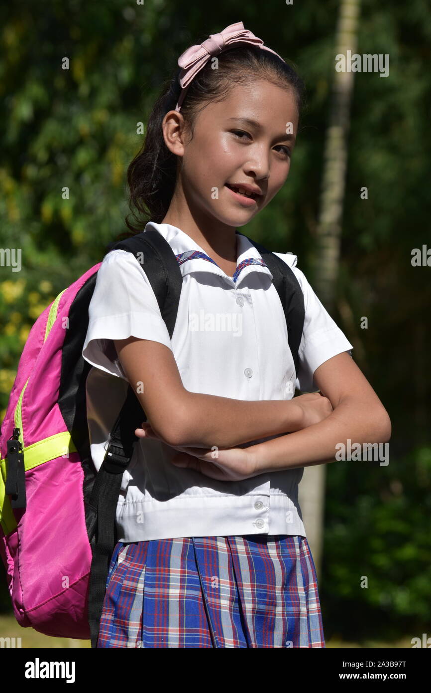 Young Female At A School