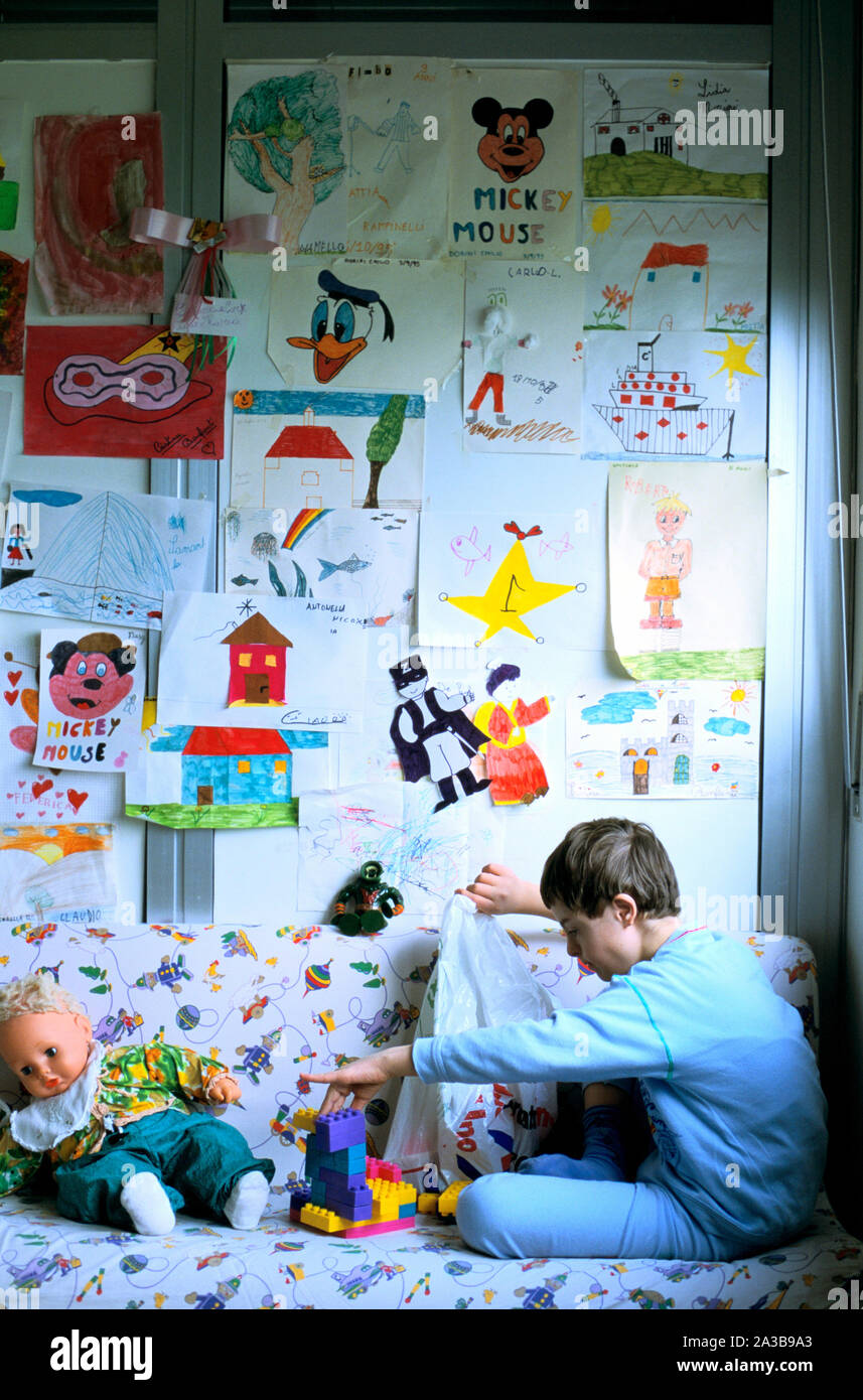 medicine, hospital, child, building blocks Stock Photo - Alamy