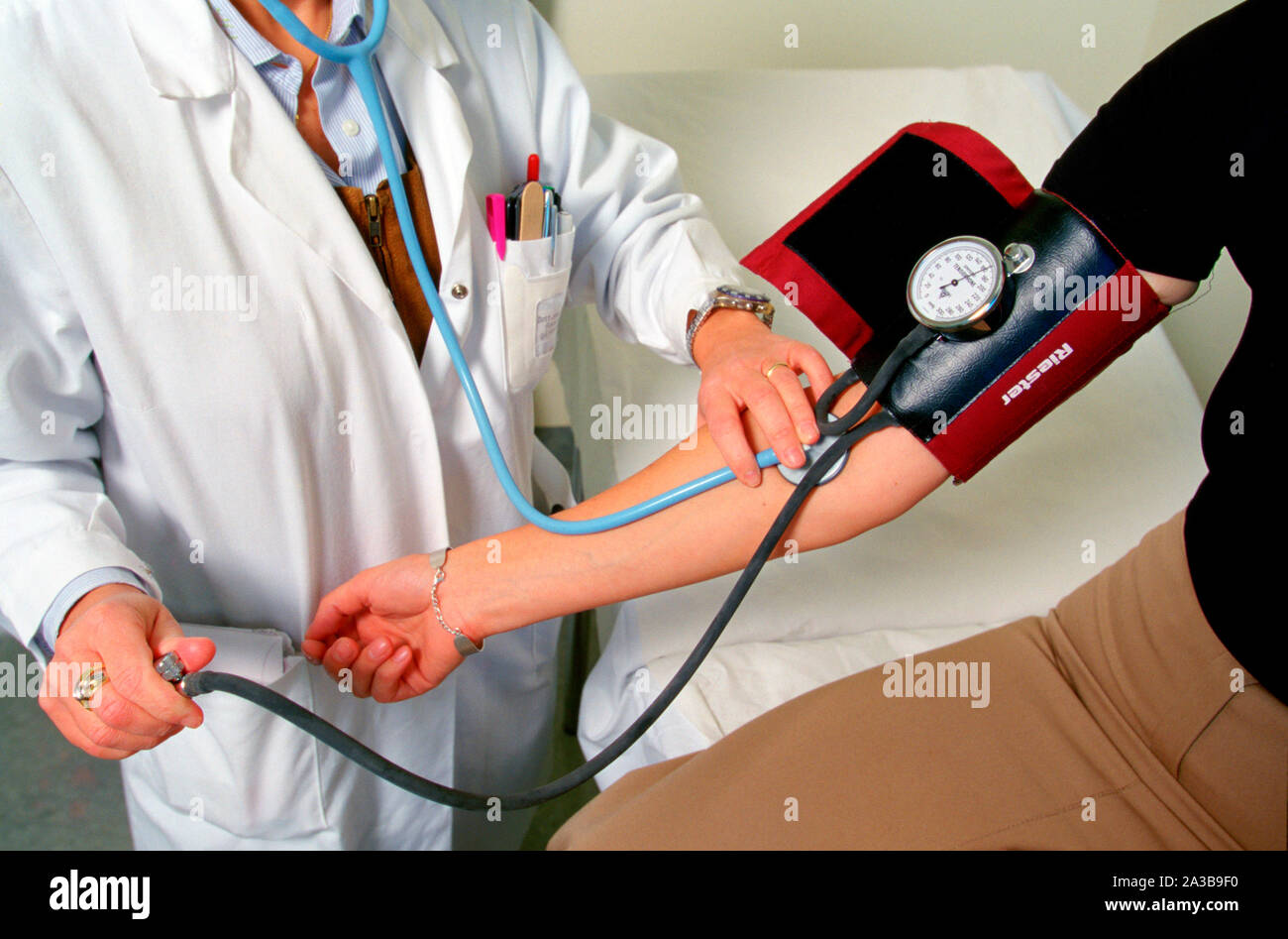 blood pressure measurement Stock Photo - Alamy