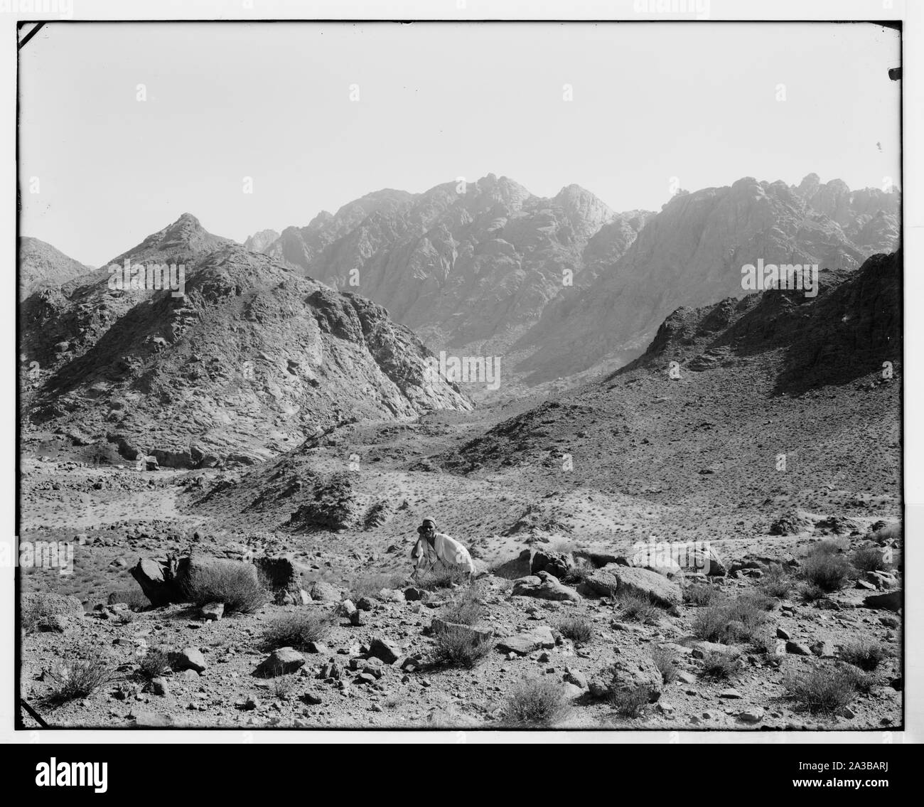 Landscape view mountains hill Black and White Stock Photos & Images - Alamy