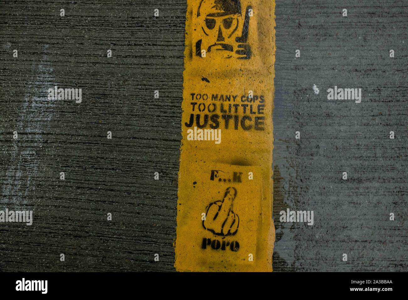 Protest stencil hi-res stock photography and images - Alamy