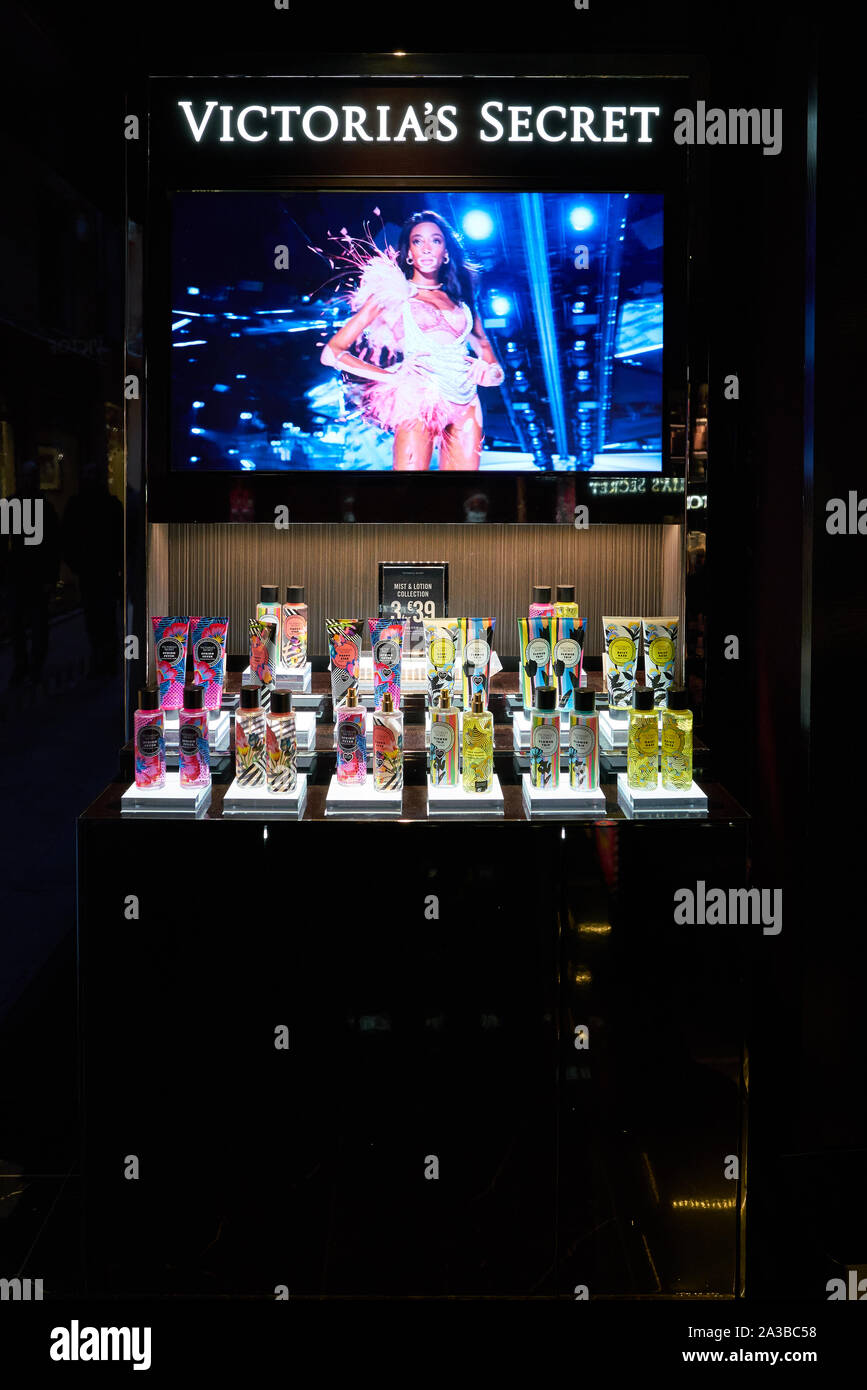 VENICE, ITALY - CIRCA MAY, 2019: goods on display at Victoria's Secret ...