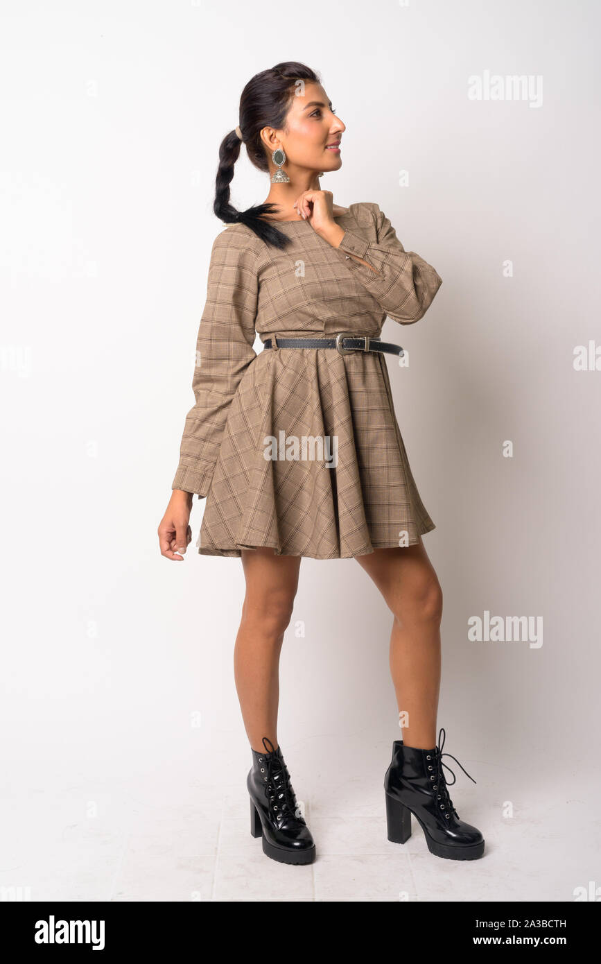 Full body shot of young beautiful Persian woman Stock Photo - Alamy