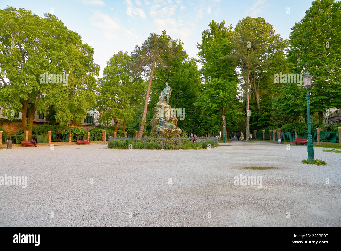 VENICE, ITALY - CIRCA MAY, 2019: view of Monumento a Giuseppe Garibaldi ...