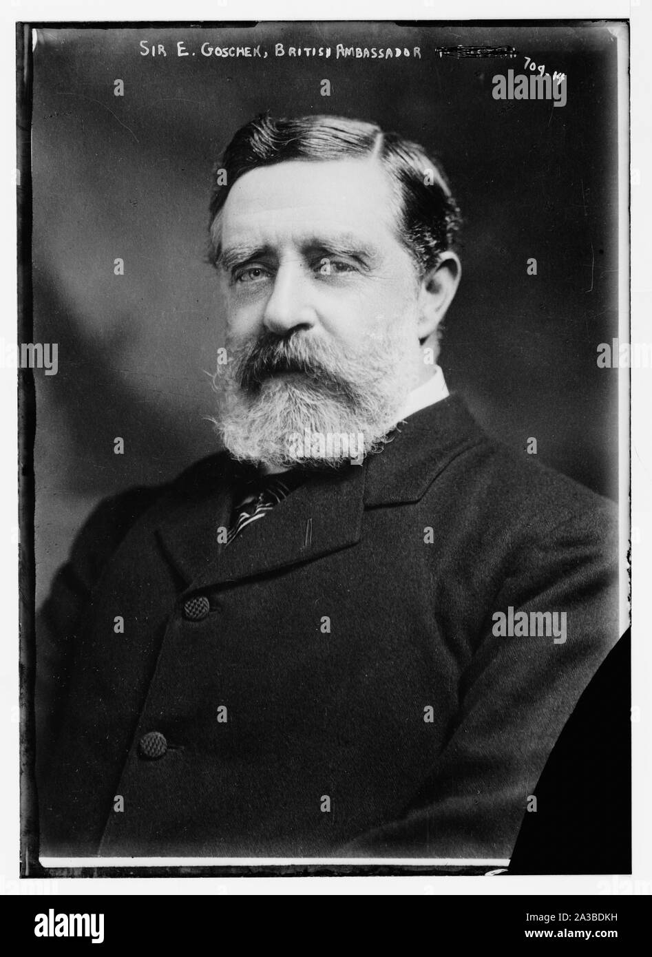 Sir E. Goschek, British Ambassador, portrait Stock Photo - Alamy